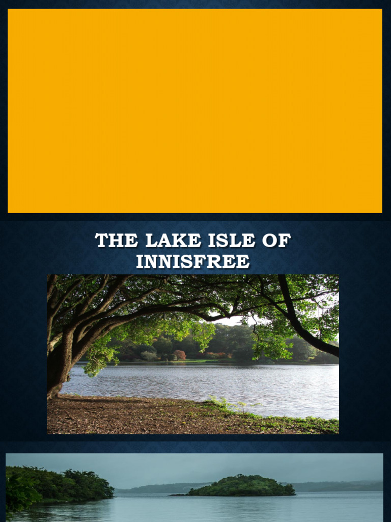 9th - The Lake Isle of Innisfree (2) - 2 | PDF | Poetry