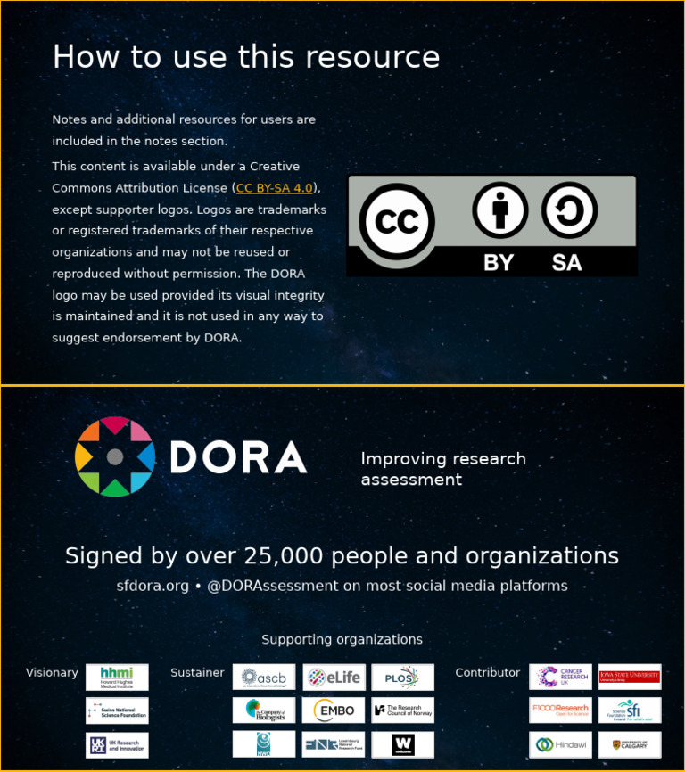 DORA Single Slide | PDF