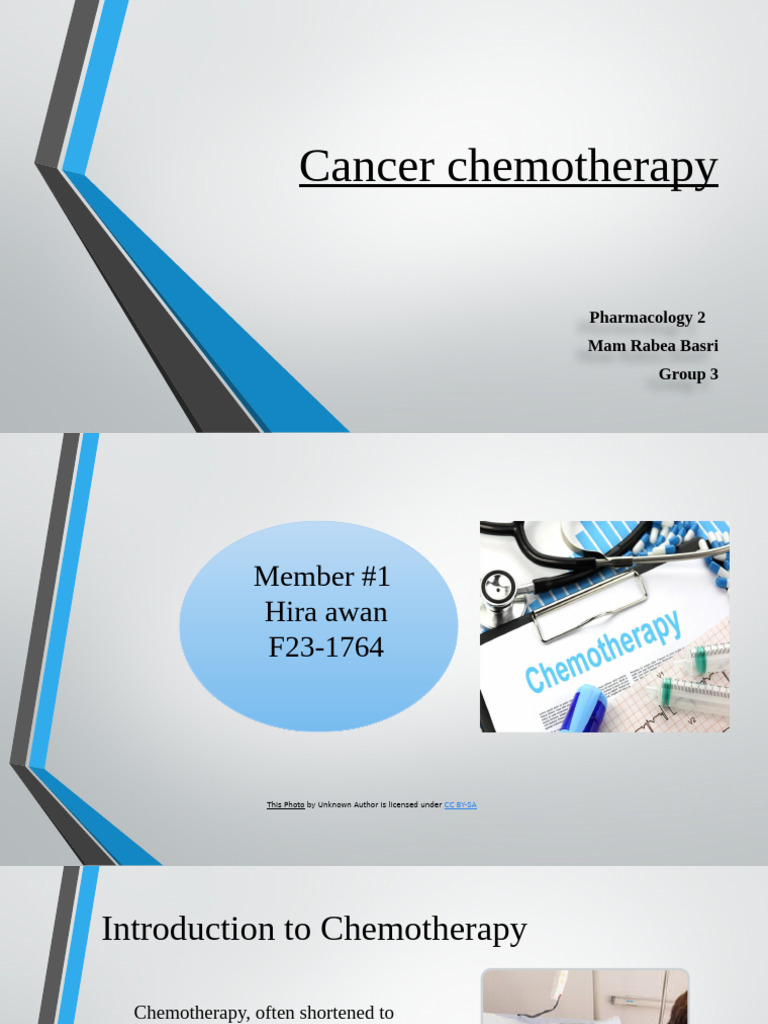 Overview of Cancer Chemotherapy | PDF | Chemotherapy | Cancer