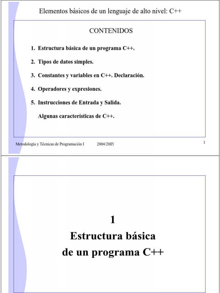 Elementos Basicos C | PDF