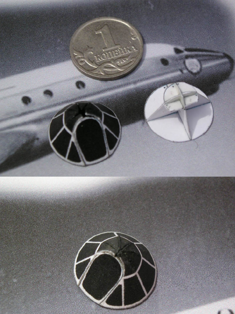 Tupolev-104 Papercraft Building Photos | PDF