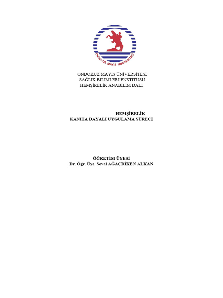 Kanita Dayali Uygulama Süreci̇ | PDF