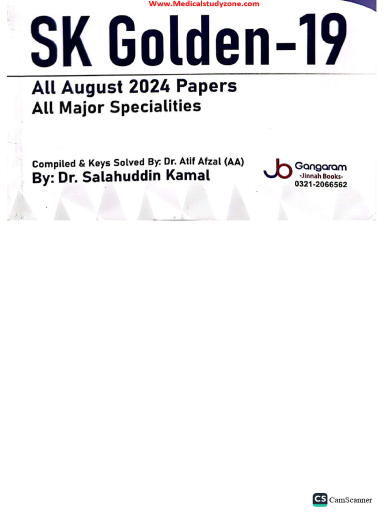 SK 19 Clean PDF - Medicalstudyzone.com | PDF