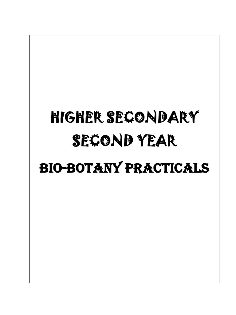 Xii-Bio-Botany (Em) Pract Notes - 2025-26 PDF | PDF | Zygosity ...