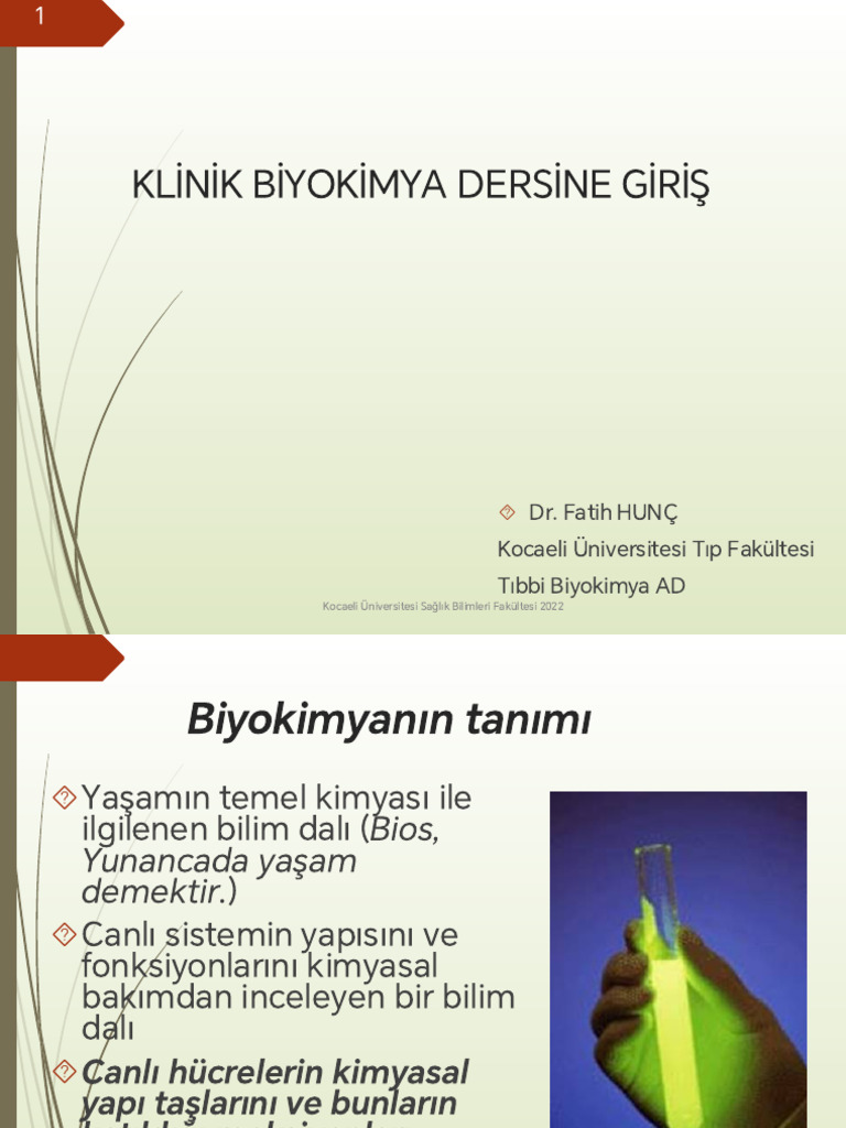 Biyokimya | PDF
