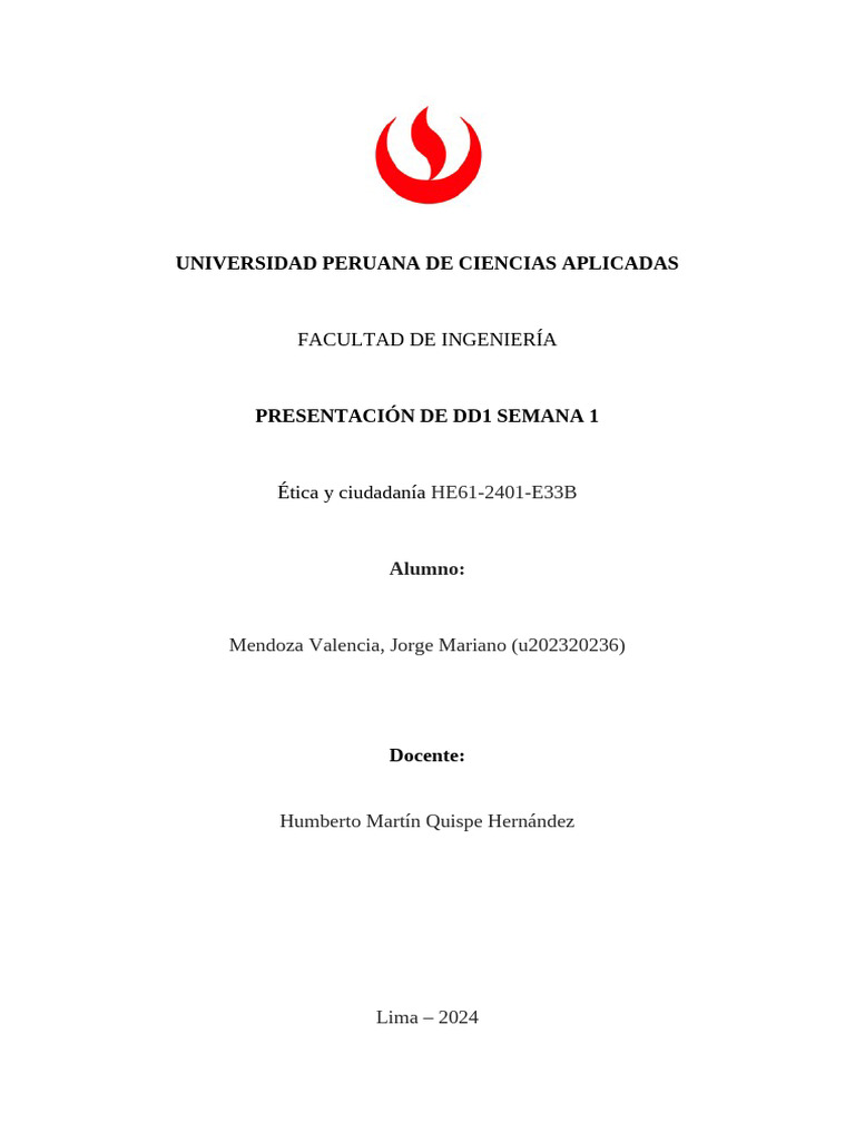 DD1 Etica | PDF | Educación en artes liberales