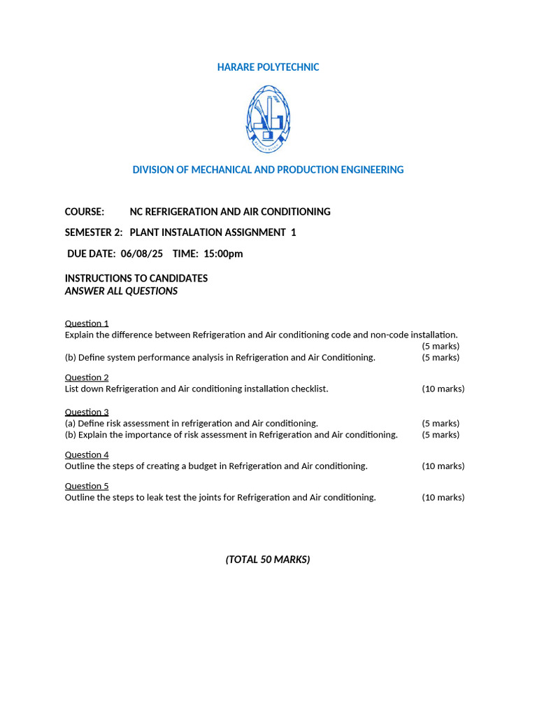 Assignment One | PDF