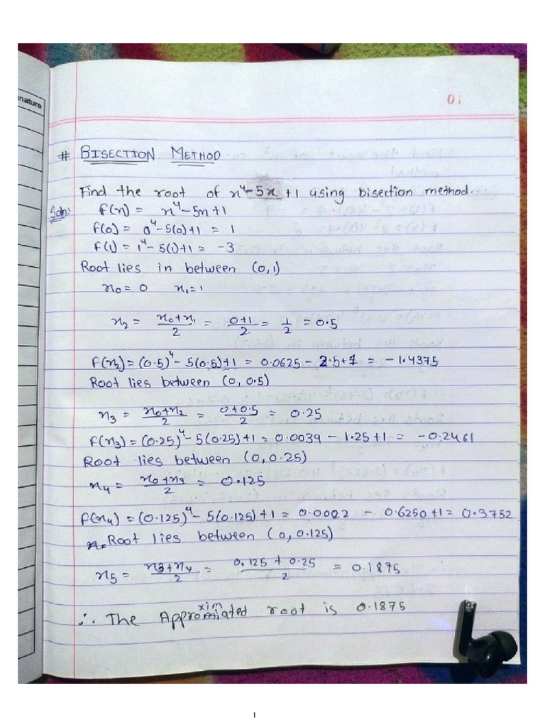 Bisection Method | PDF