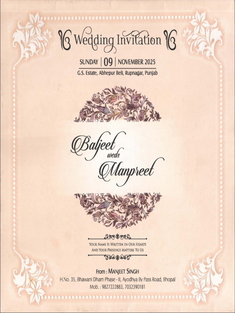 Baljeet With Manpreet - 14 August 2025 | PDF