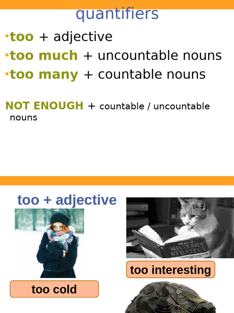 Too Much Too Many Not Enough | PDF