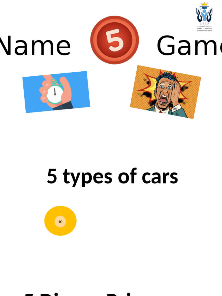 Name 5 Game Fun Activities Games Games Icebreakers 127036 | PDF