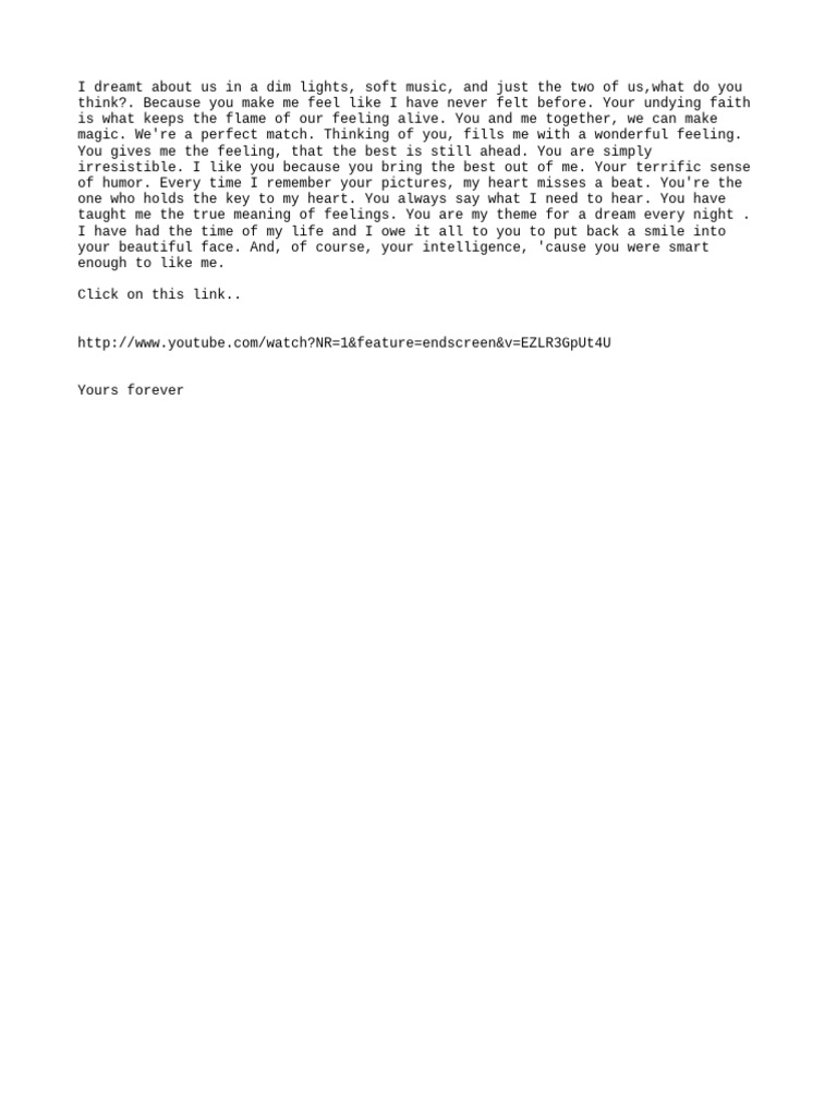 Why I Like You | PDF