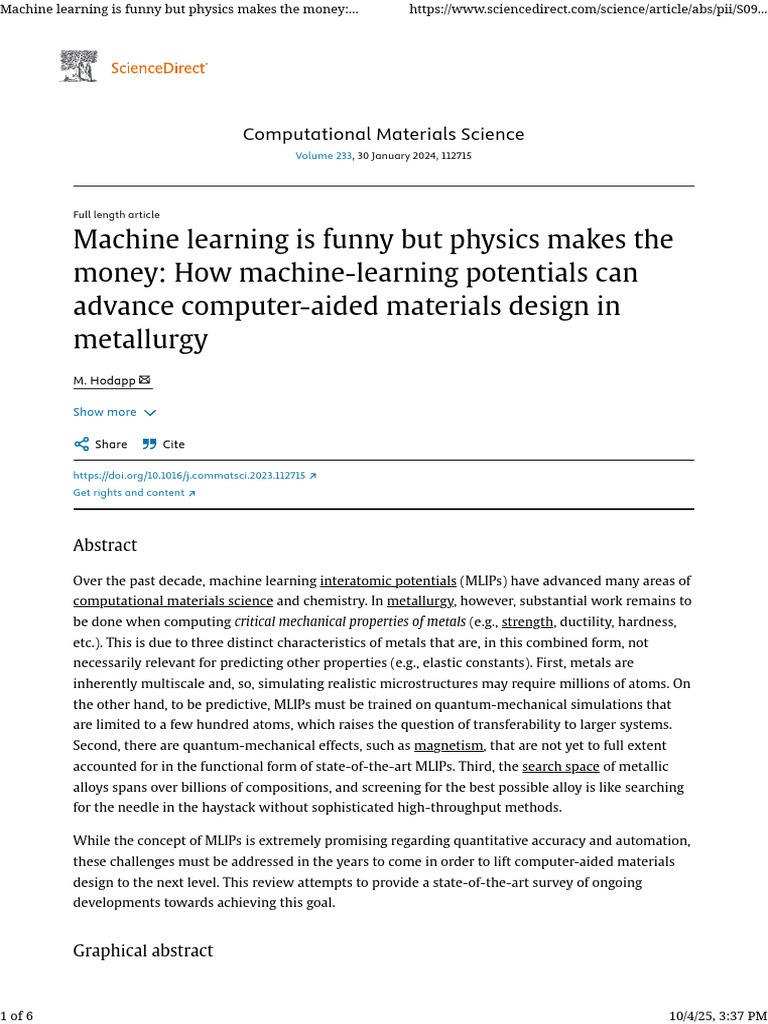 Machine Learning Is Funny But Physics Makes The Money: How Machine ...