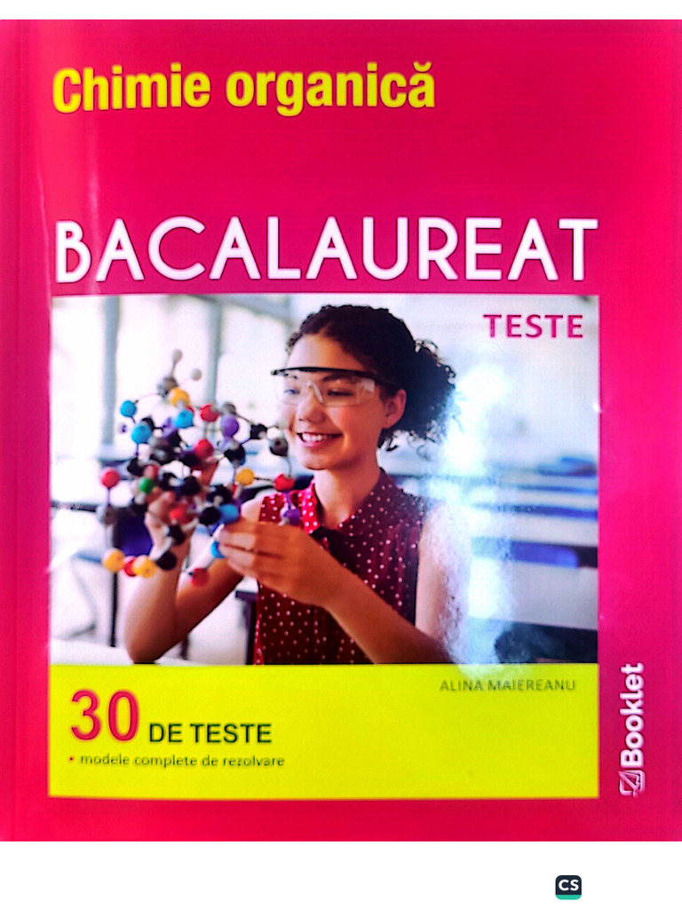 Teste Chimie BAC - Booklet | PDF