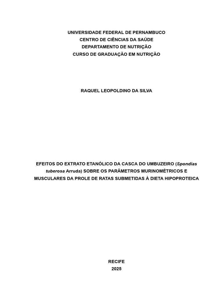 TCC Raquel Leopoldino Da Silva | PDF | Epigenética | Gene