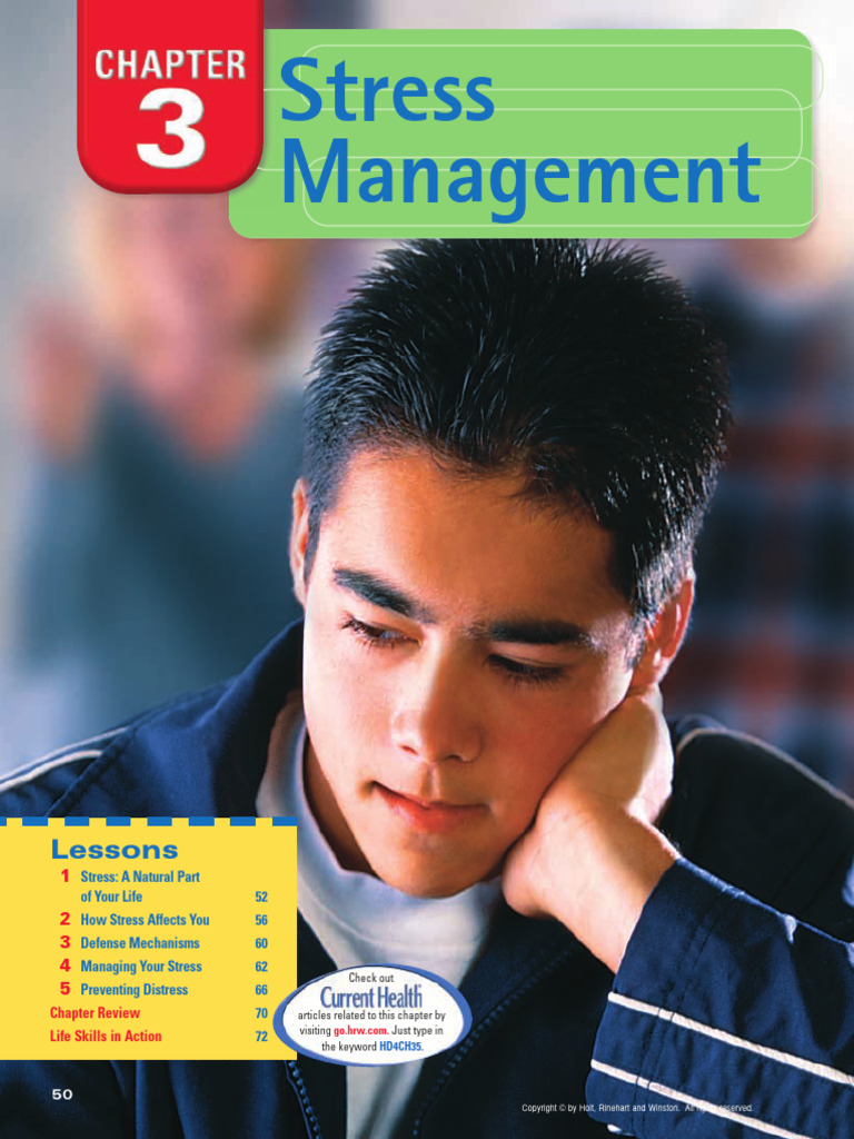 Health Textbook (7th & 8th Grade) Chapter 03 | PDF | Stress (Biology ...
