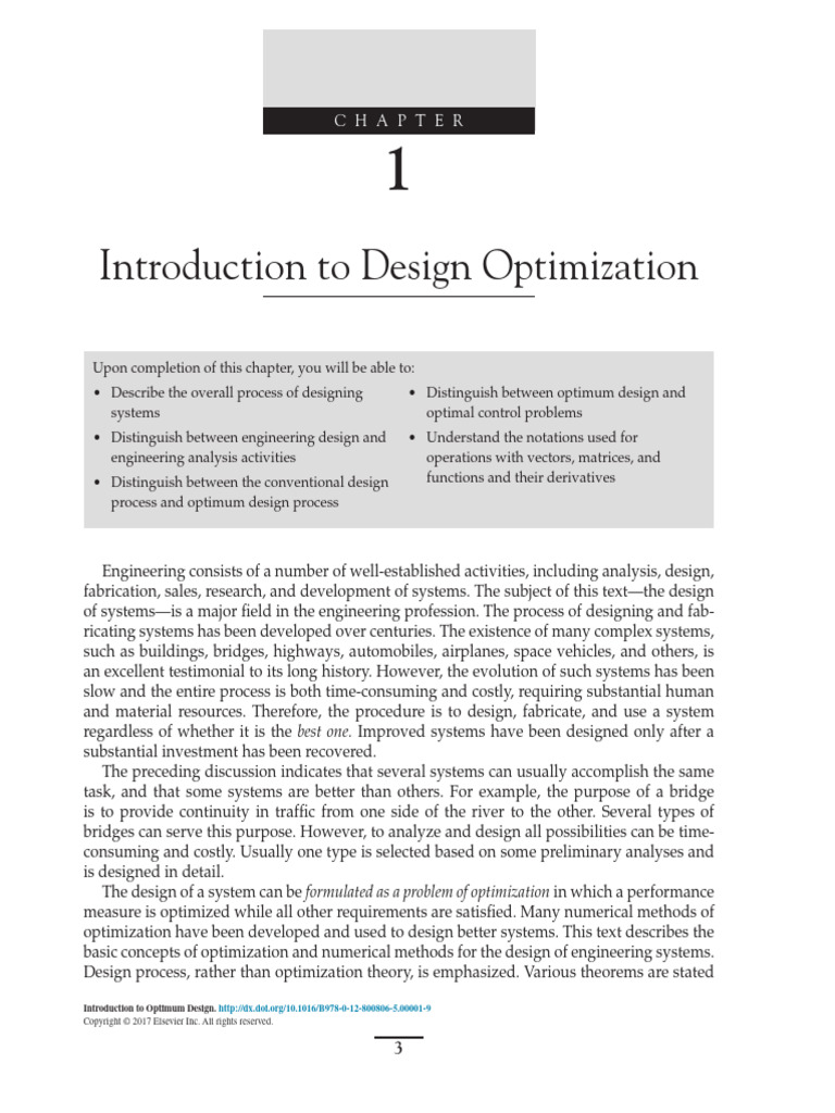 Chapter1 Introduction-to-Design | PDF | Mathematical Optimization ...
