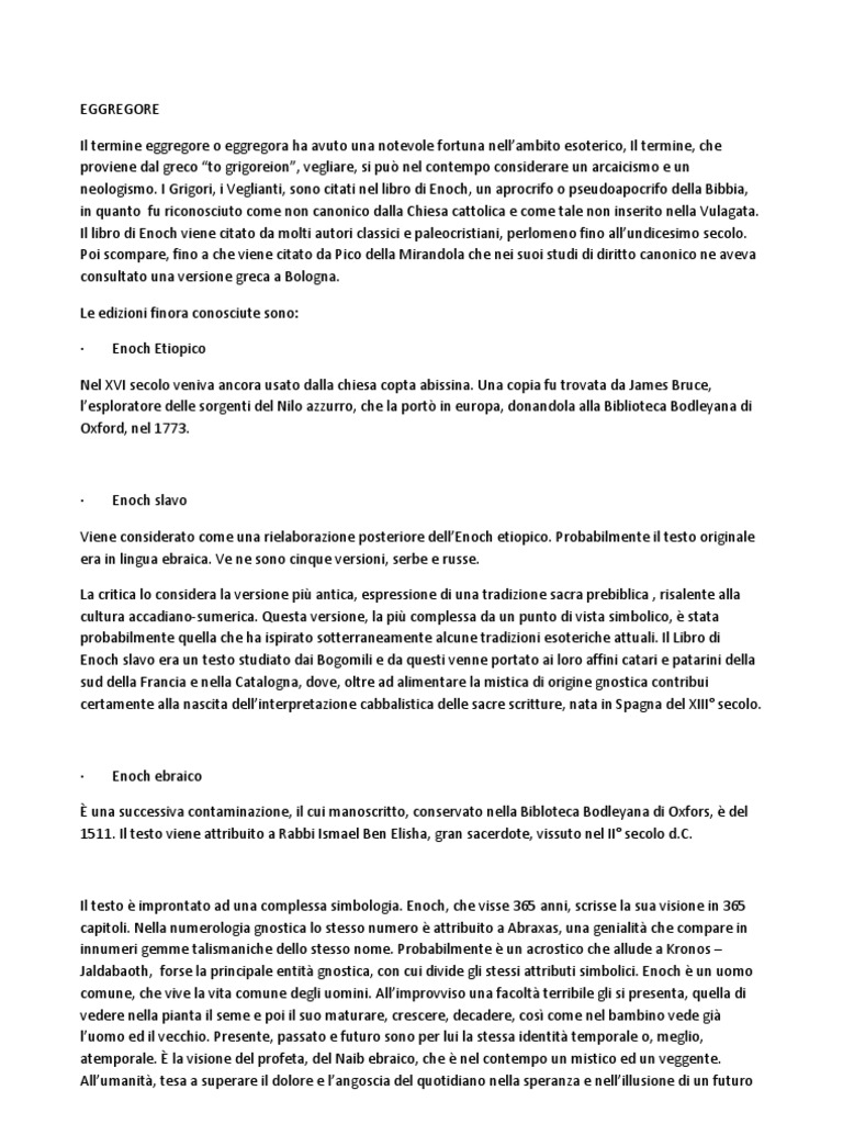 Eggregore (Enoch) | PDF