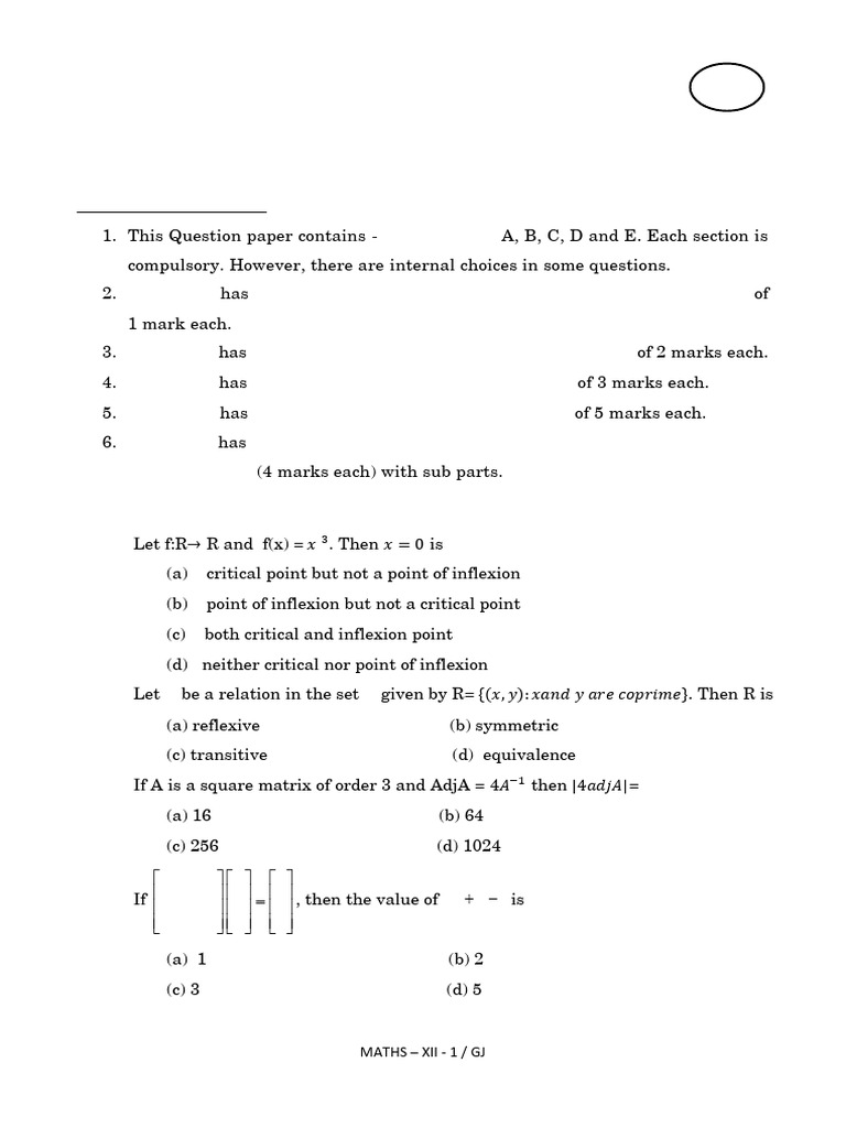 101 Copies - 12 Maths - 8 Ppgs | PDF | Mathematics | Linear Algebra