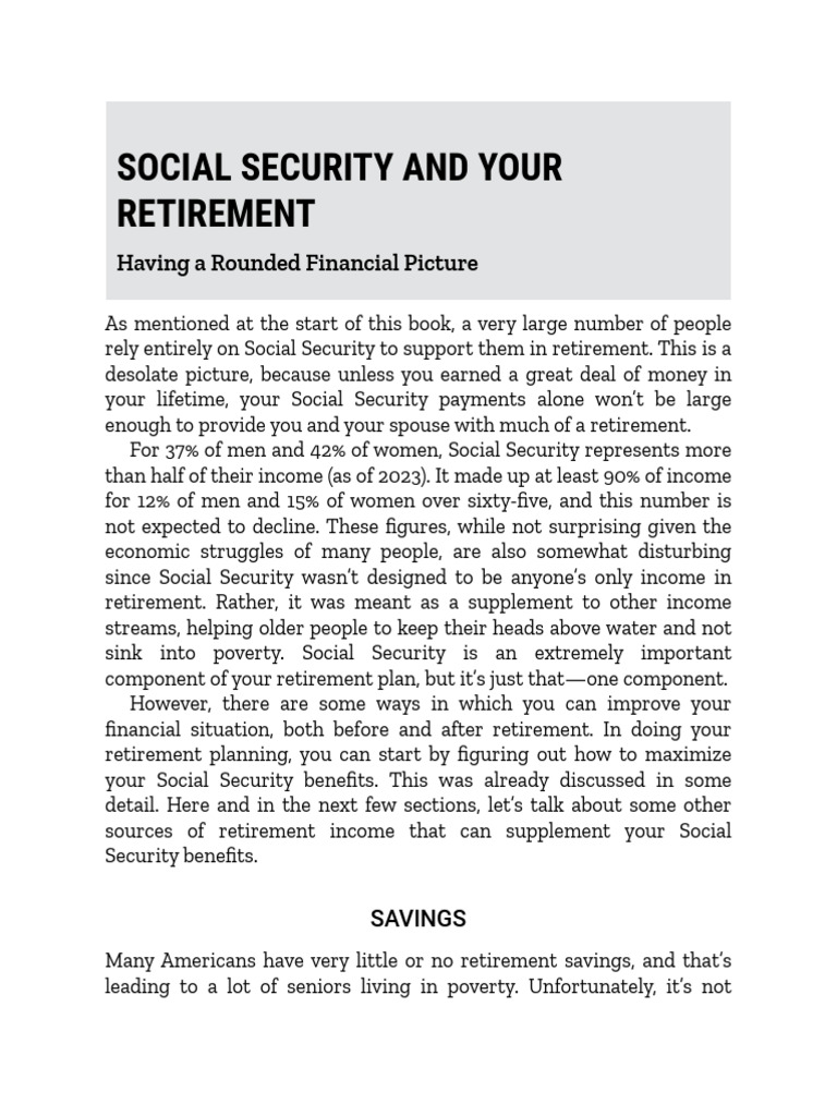Social Security 101 2nd Edition - Alfred Mill 9 | PDF | Cost Of Living ...