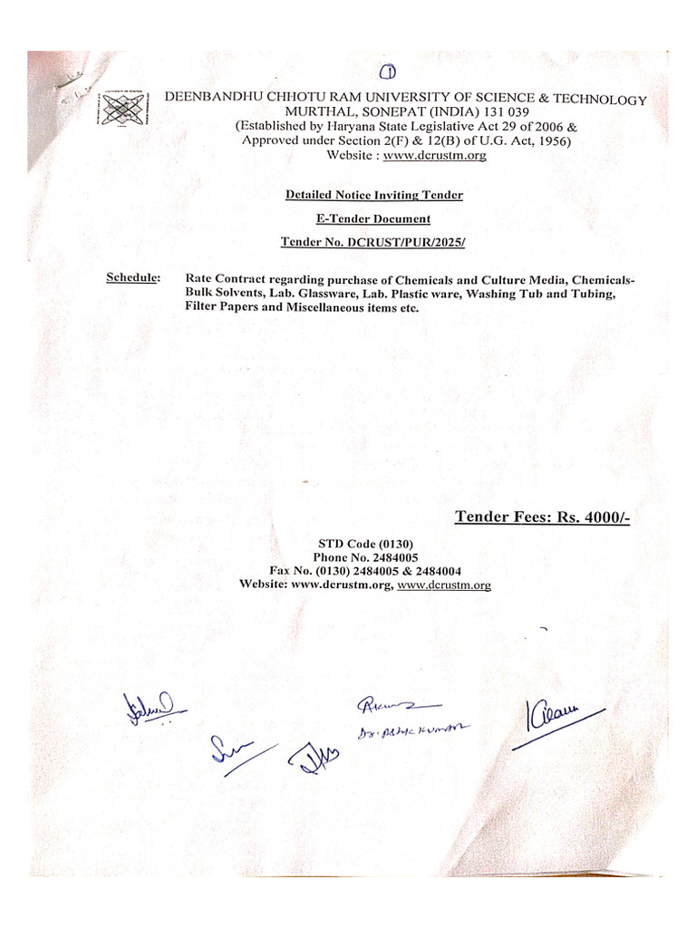 Tenders 2025100280305 | PDF