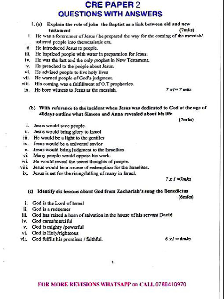 Cre Pp2 .Question With Answers PDF | PDF