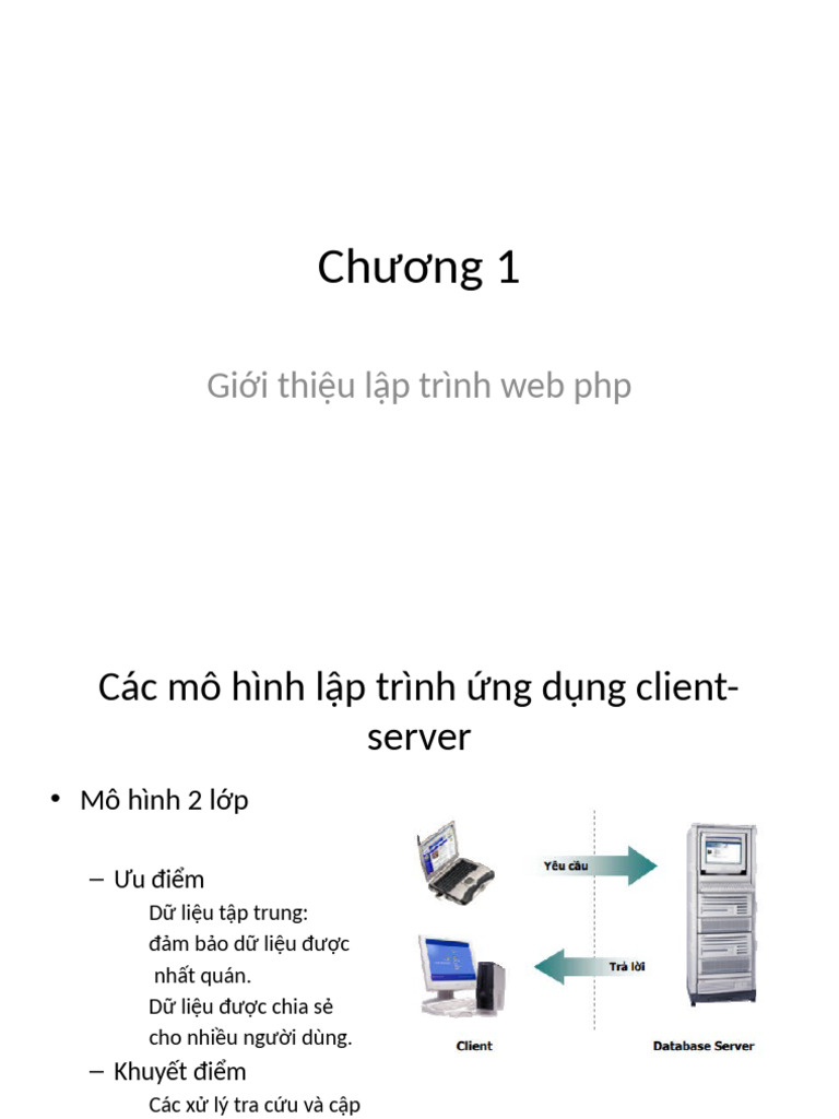 Chapter 1-gioi thieu lap trinh we | PDF