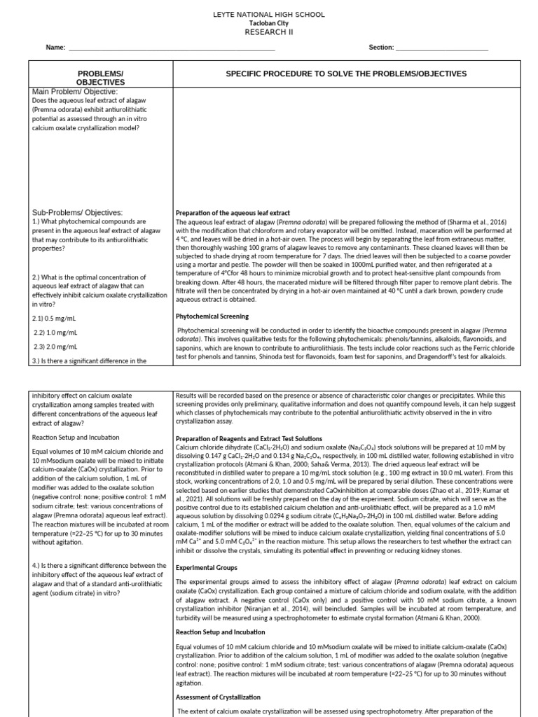 q2 Activity On Writing The Problem and Corresponding Procedure | PDF ...