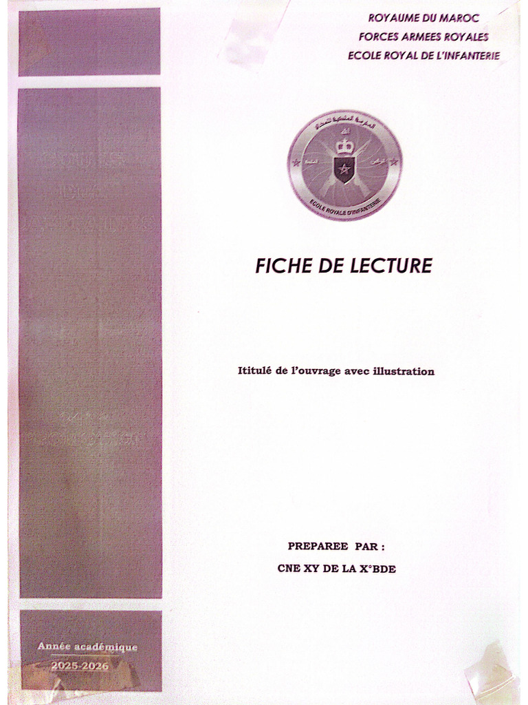 Fiche de Lecture | PDF