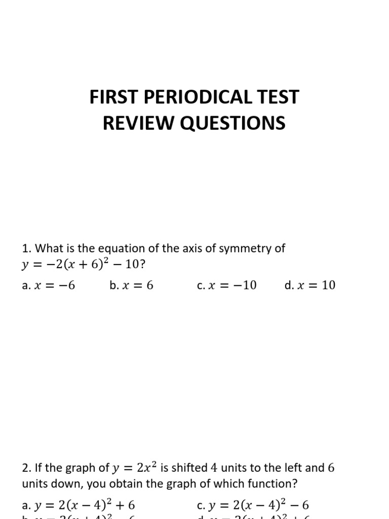 q1 Periodical Test Reviewer | PDF