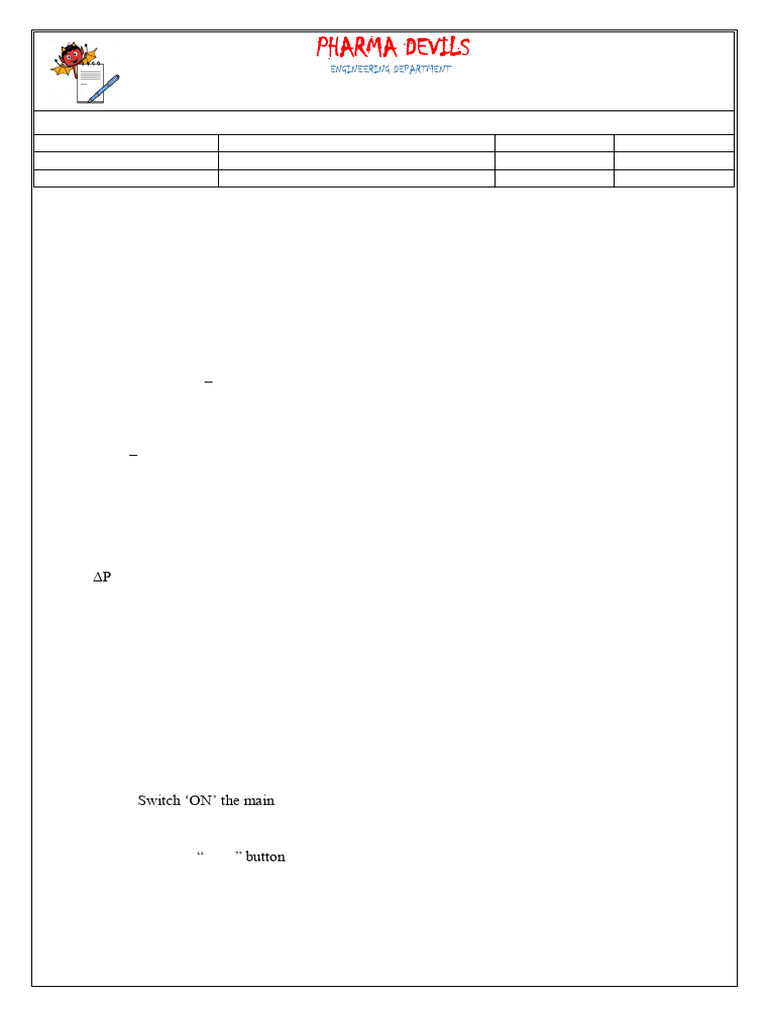Air Compressor & Dryer Operation SOP | PDF | Gases | Gas Technologies