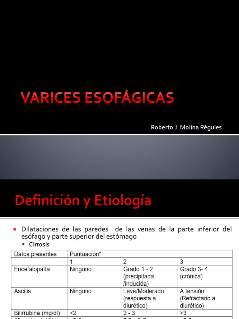 Varices Esofágicas | PDF | Medicina | Enfermedades y trastornos