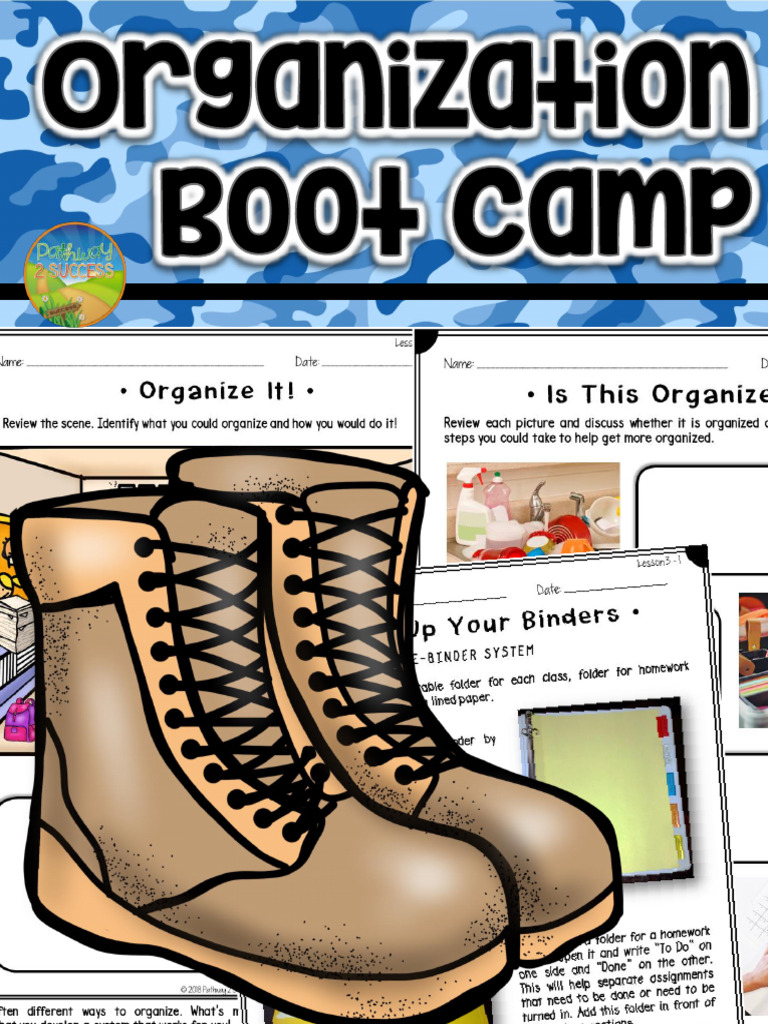 Organization Boot Camp - Educator Plans | PDF | Teachers | Self Control