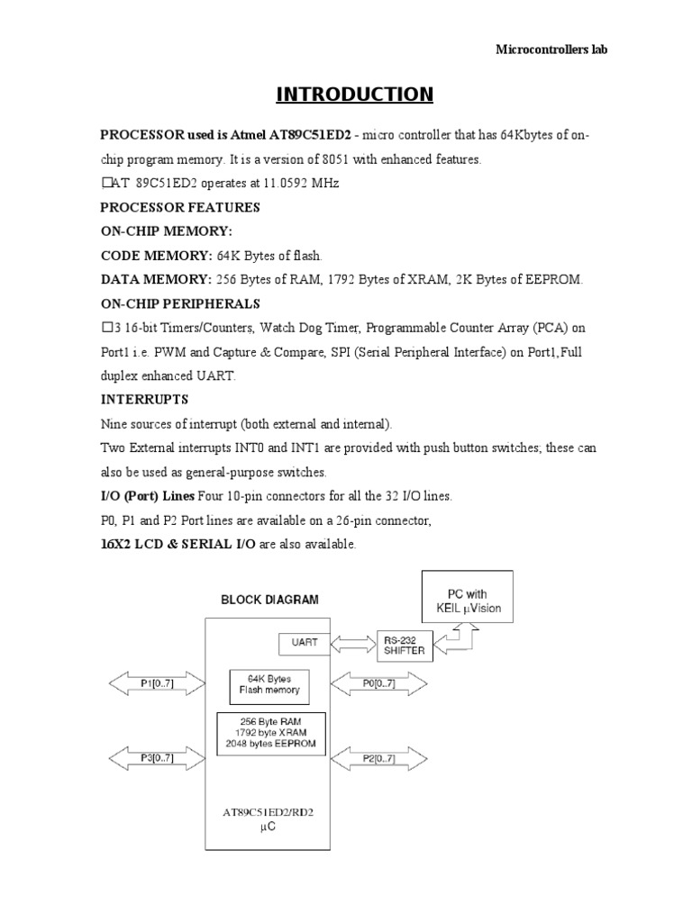 Micro Controllers Lab Final - DSCE | PDF | Binary Coded Decimal | Computer Architecture