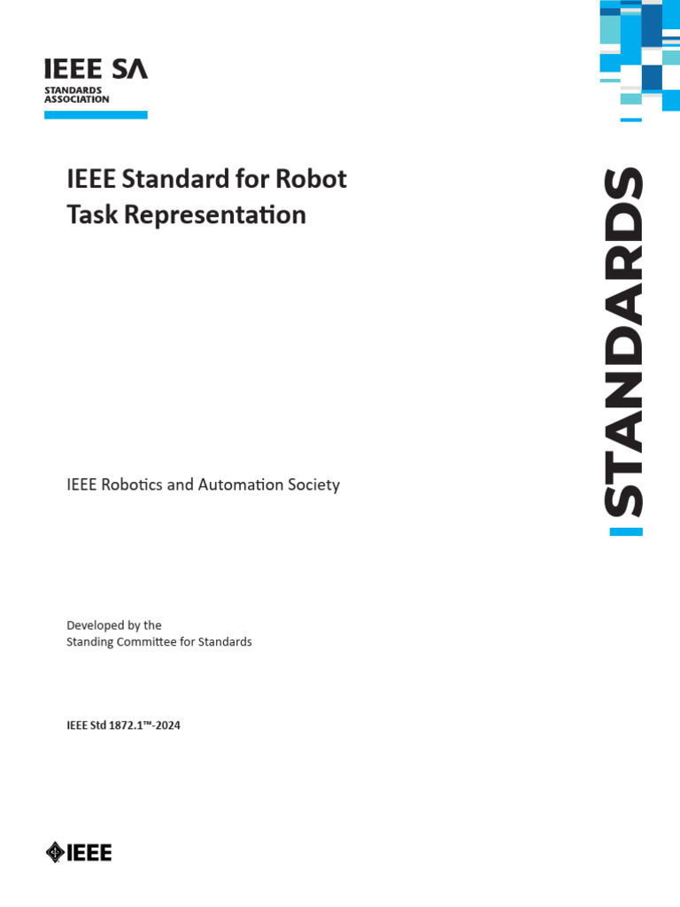 IEEE Std 1872.1™-2024: Robot Task Ontology | PDF | Knowledge ...