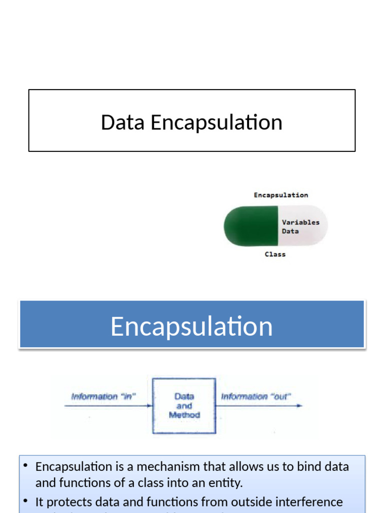 1.5 Encapsulation | PDF