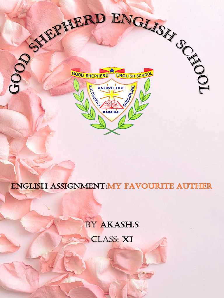 Eng-My Fav Author Front Page | PDF