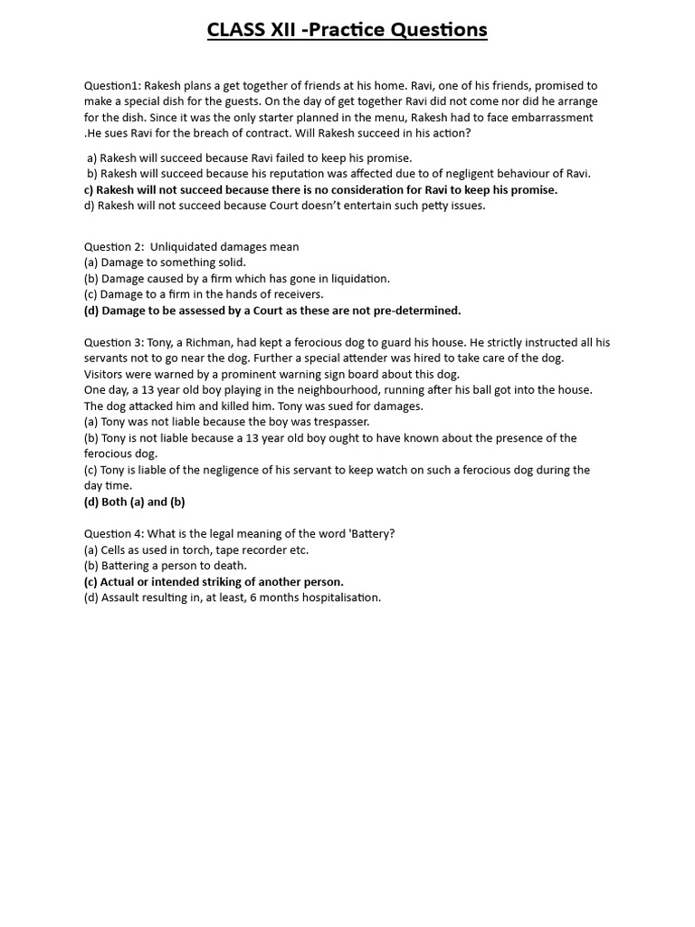 Practice Ques Solution | PDF