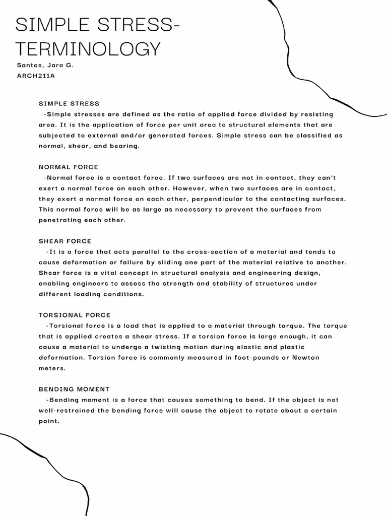 Santos Simple Stress | PDF