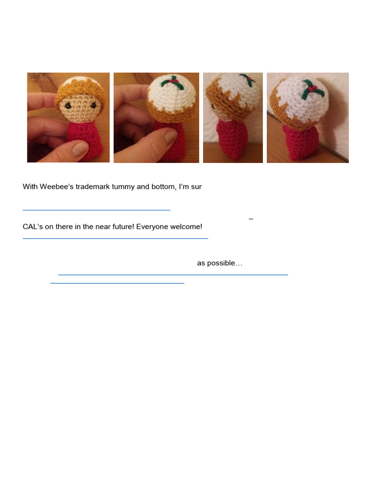 Baby Weebee Doll Christmas Ornament | PDF | Crochet | Folk Art