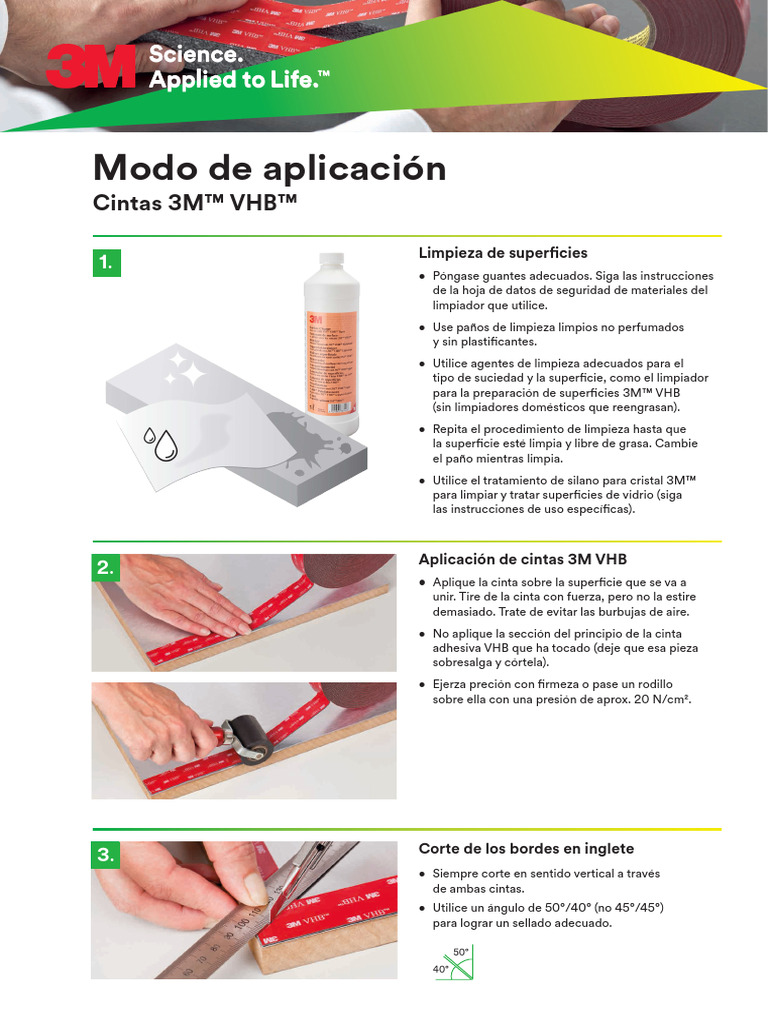 3M IATD VHB Apply-Guide Spanish | PDF