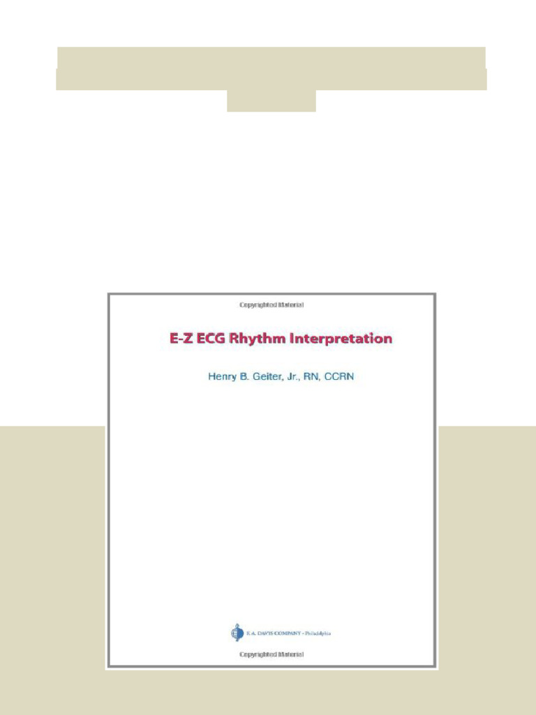 E Z ECG Rhythm Interpretation Basic Step by Step Interpretation 1st ...