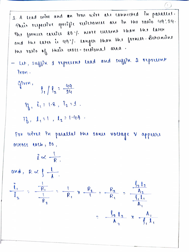 Basic Electrical Theory Assignment | PDF