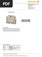 Weidmüller WDU 4 Terminal Block Data Sheet | PDF | Electrical Connector ...