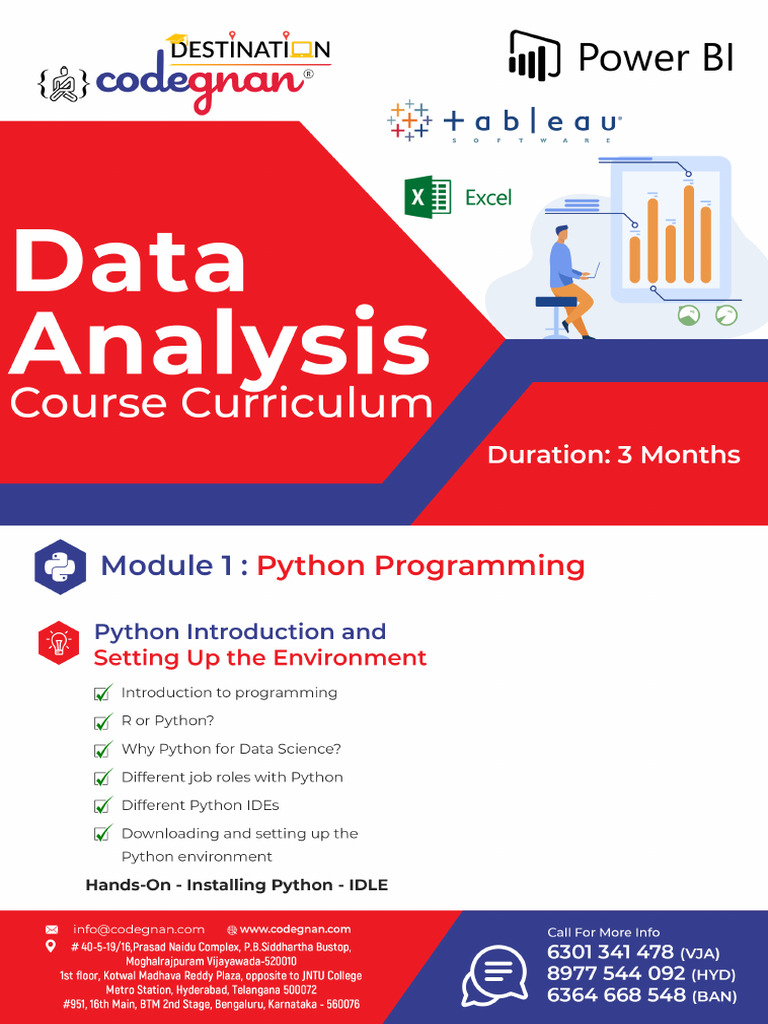Data Analysis Curriculum | PDF