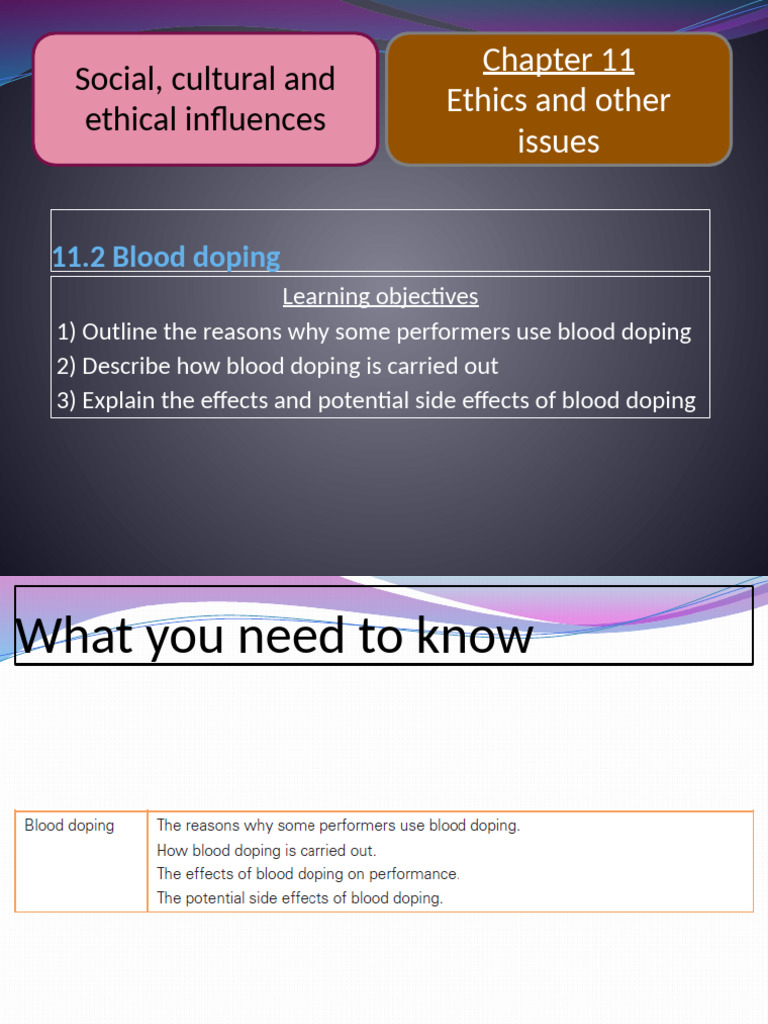 Understanding Blood Doping in Sports | PDF | Blood | Doping In Sport