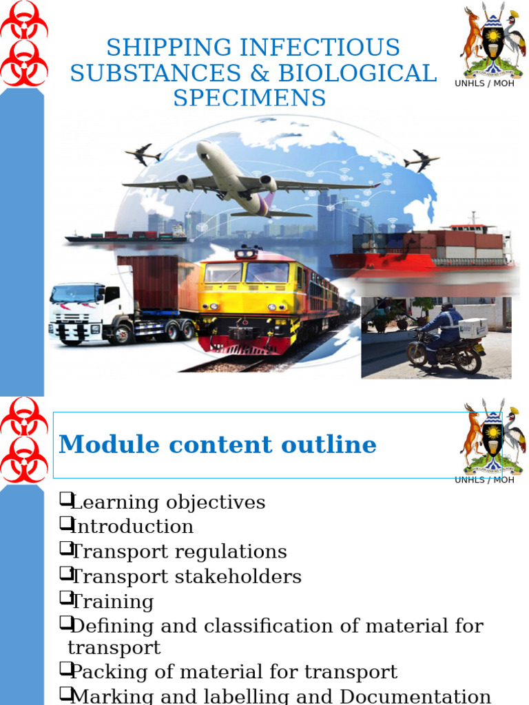 Module 17 Shipping Infectious Substances and Biological Specimens ...