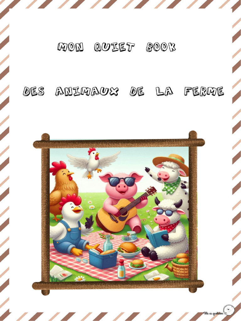 Quiet Book Animaux Ferme Blog | PDF