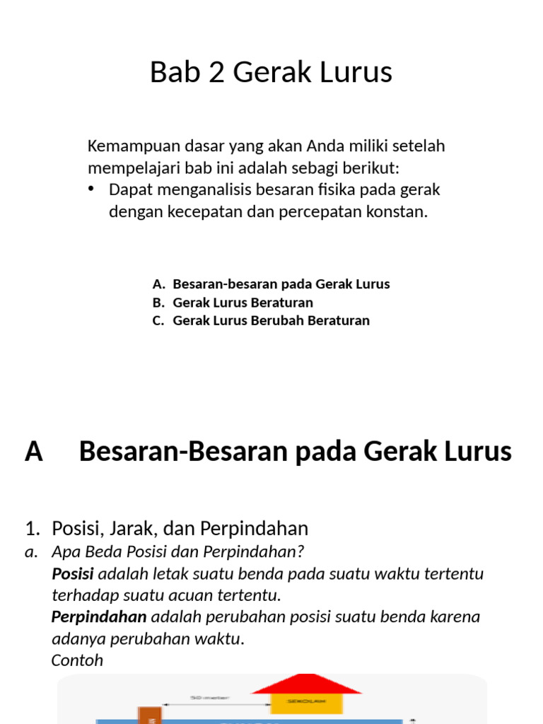 Gerak Lurus | PDF
