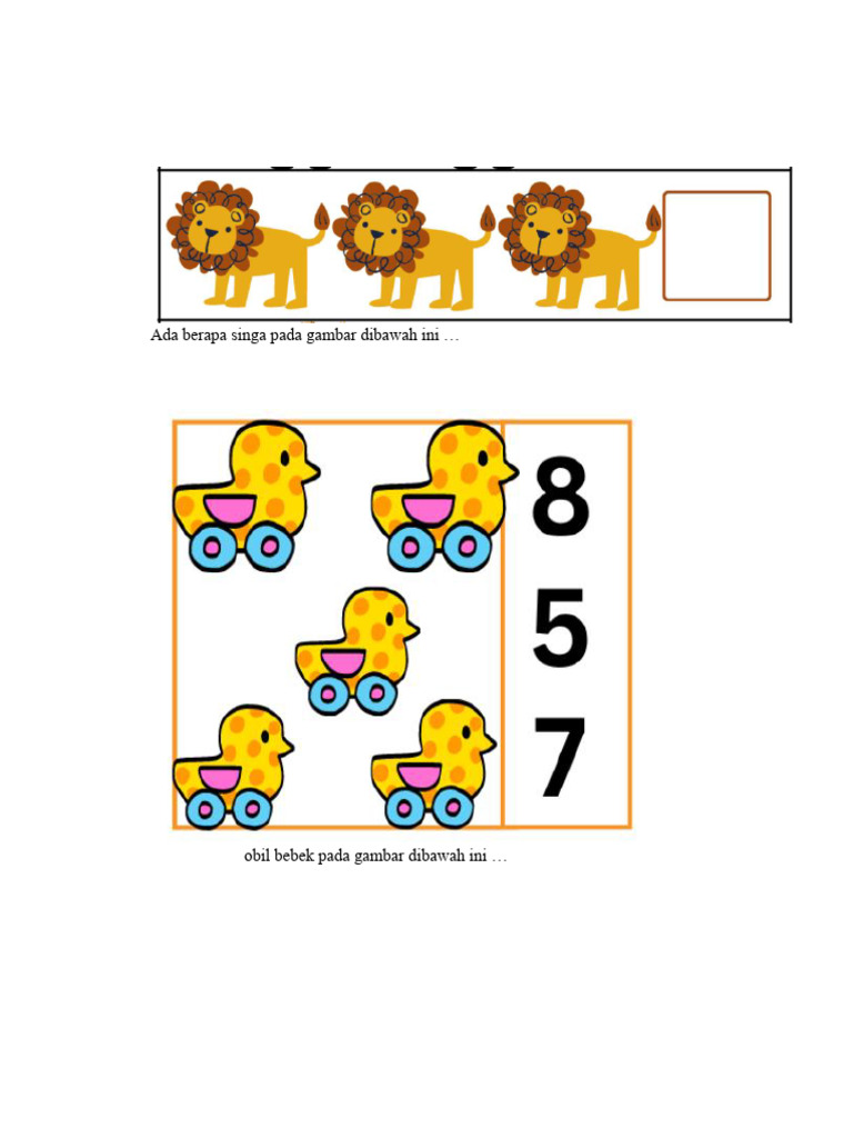 Mata Pelajaran Matematika Paud 1 | PDF